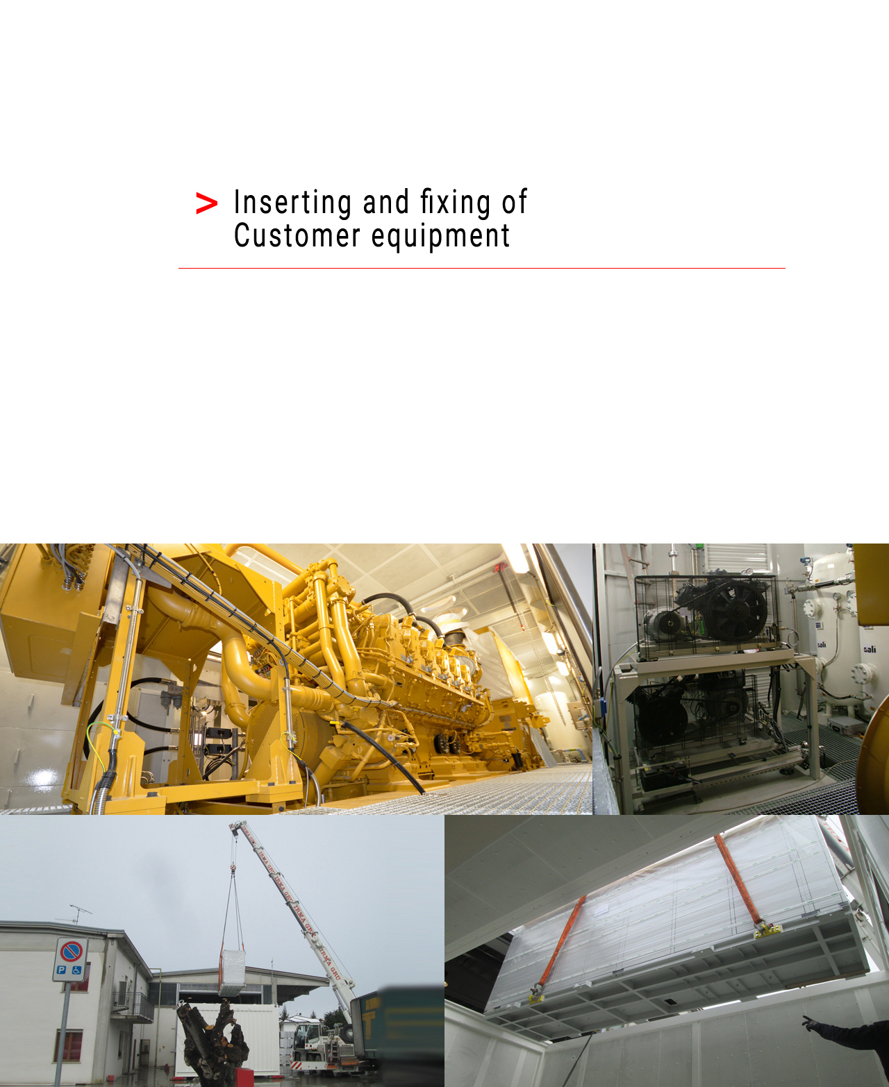 INSTALLATION & PACKAGE - Sital SRL